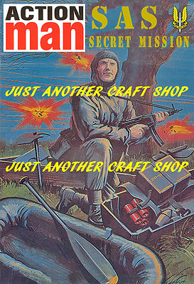 Action Man SAS A3 Size Poster Advert Sign Leaflet Secret MIssion Pod ...