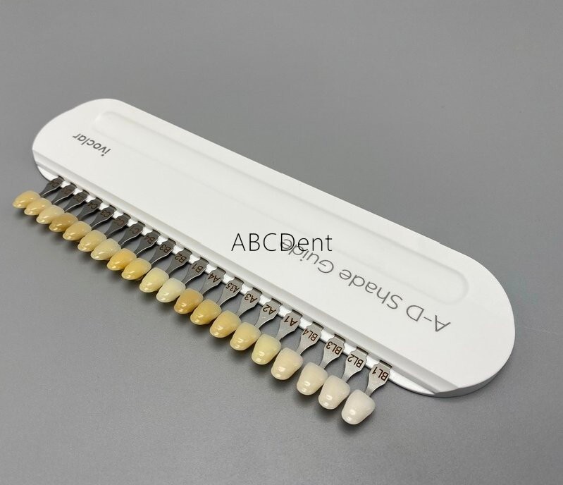 Ivoclar Vivadent Dental Teeth Shade Guide A-D 20 Color chart Porcelain ...