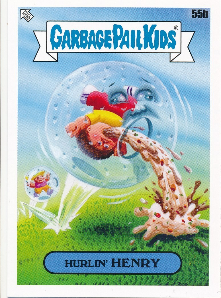 55b HURLIN' HENRY 2024 GPK Garbage Pail Kids 1 Kids at Play ZORB BALL ...