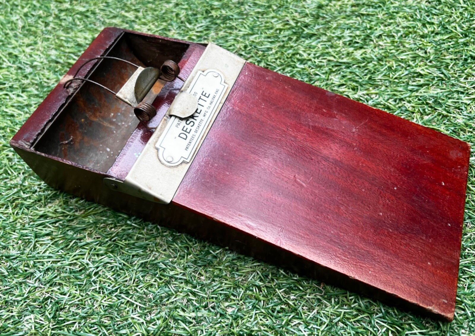 Antique "The Diskette" Hand Receipt Holder J. Shaw Huddersfield Art ...