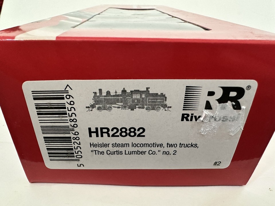 Rivarossi HO Scale HR2882 Heisler Steam Loco 2 Truck The Curtiss Lumber ...
