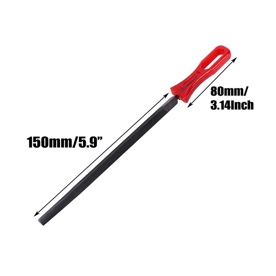 Triangle File for Woodworking Tool for Shaping and Sharpening 6 Inch ...