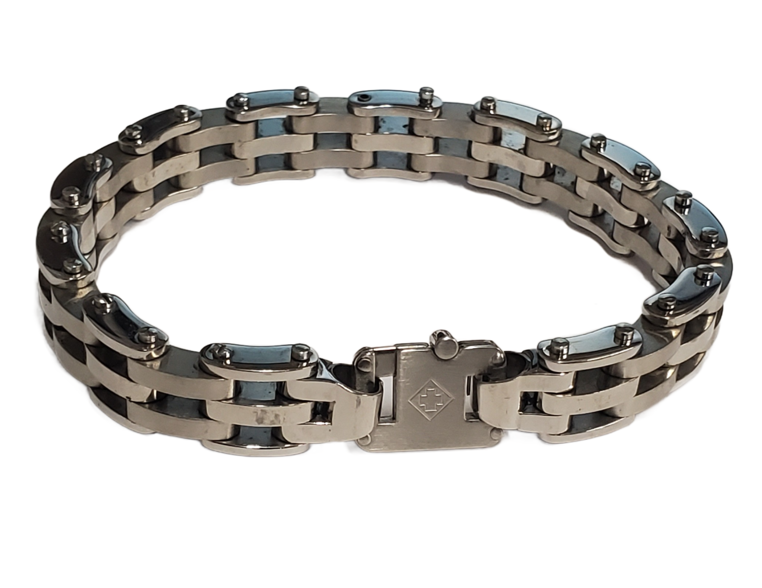 Invicta Elements Stainless Steel Link Mens Bracelet | eBay