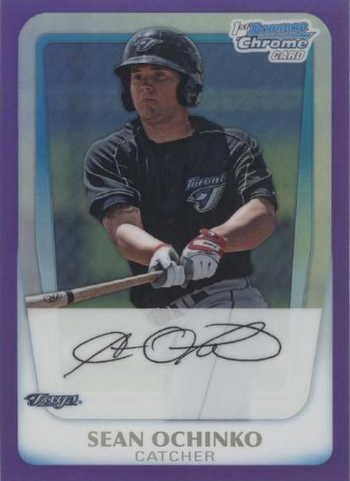 2011 Bowman - Chrome Prospects Sean Ochinko #BCP47 Purple Refractor ...