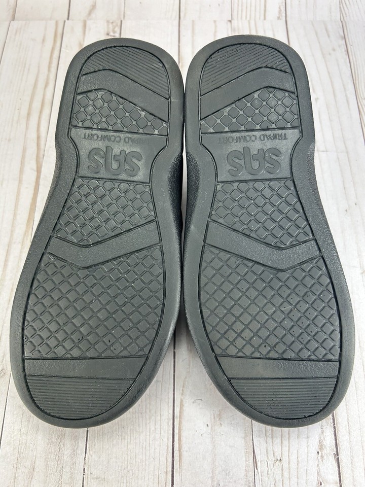 SAS Time Out Shoes Walking Comfort Diabetic Orthopedic Black Leather ...