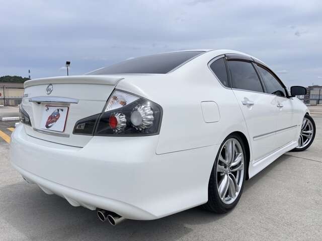 JDM Y50 Fuga Late model 08-10 Clear Lens Full LED Tail Lights OEM M35 ...