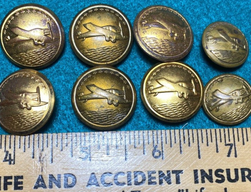 lot of 8 Antique Commemorative Buttons Spirit Of St. Louis Ocean Flight ...