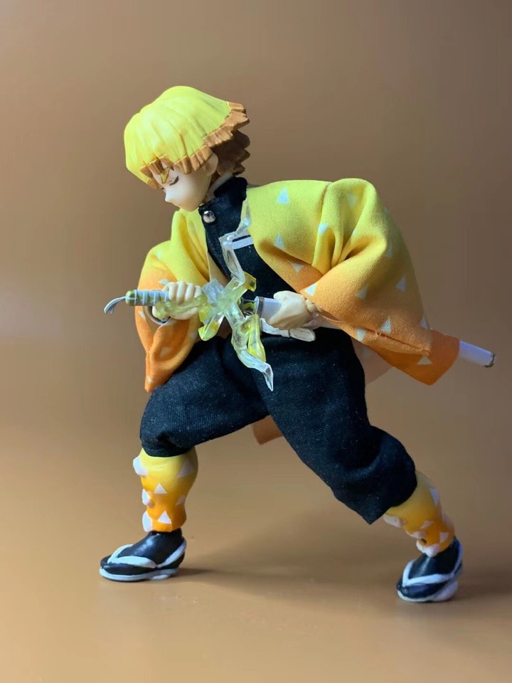 custom Demon Slayer Agatsuma Zenitsu action figure | eBay