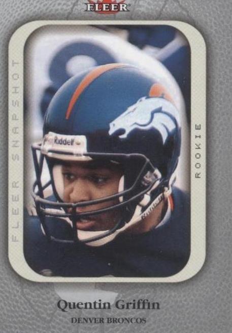 2003 Fleer Snapshot - Rookie Quentin Griffin #112 /500 (RC) for sale ...