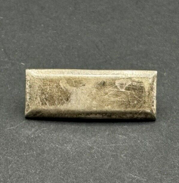 Vintage Military STERLING SILVER Bar Pin WWII? | eBay