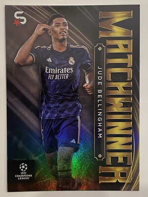 Topps Superstars 23/24 Jude Bellingham Real Madrid Match Winner ...