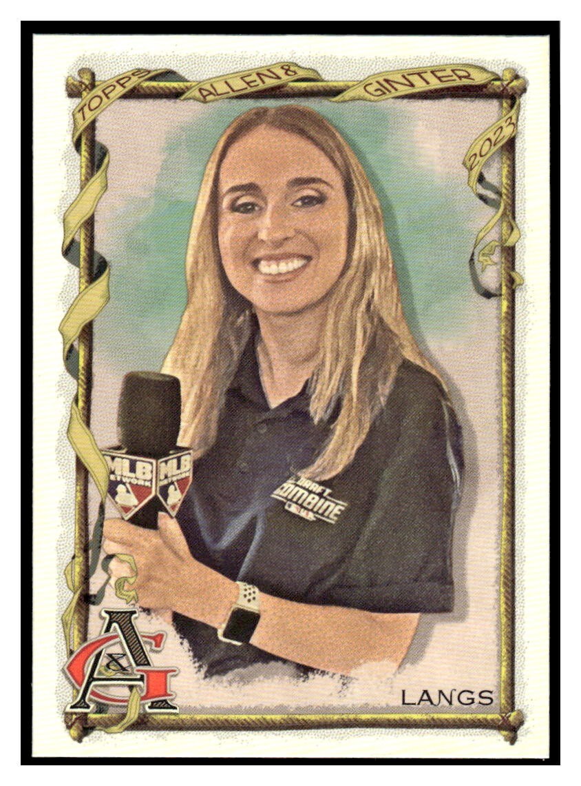 2023 Topps Allen Ginter 281 Sarah Langs Reporter Researcher ALS | eBay