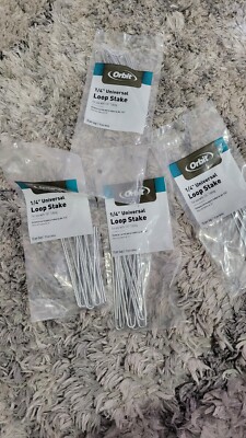 Orbit 65730 Galvanized Metal Drip Watering Loop Stakes 1/4 in. 10 PK ...