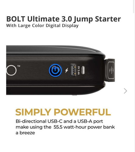 HALO Bolt Ultimate 3.0 Jumpstarter Air Compressor & AC Kit 55.5Wh HAL-JMP-0014* for sale online ...