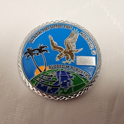 Challenge Coin Aerial Port Support Fight March Field, CA | eBay