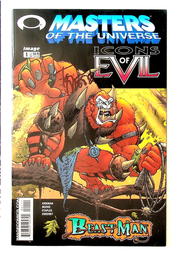 Masters of The Universe Icons of Evil Beast Man #1 Signed by Tony Moore ...