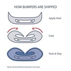 Front Bumper Cover Kit For 2020-2023 Toyota Highlander W/O Park Holes ...