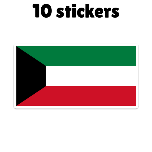 Kuwait Flag Sticker Decal Vinyl Fade & Waterproof | eBay