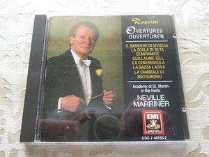 ROSSINI OVERTURES - SIR NEVILLE MARRINER - ORIGINAL 1988 EMI DIGITAL | eBay