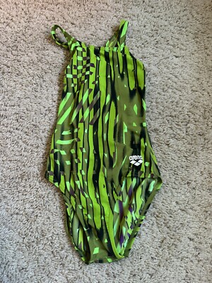 Size 26 Arena Green Swim Suit for Girls | eBay