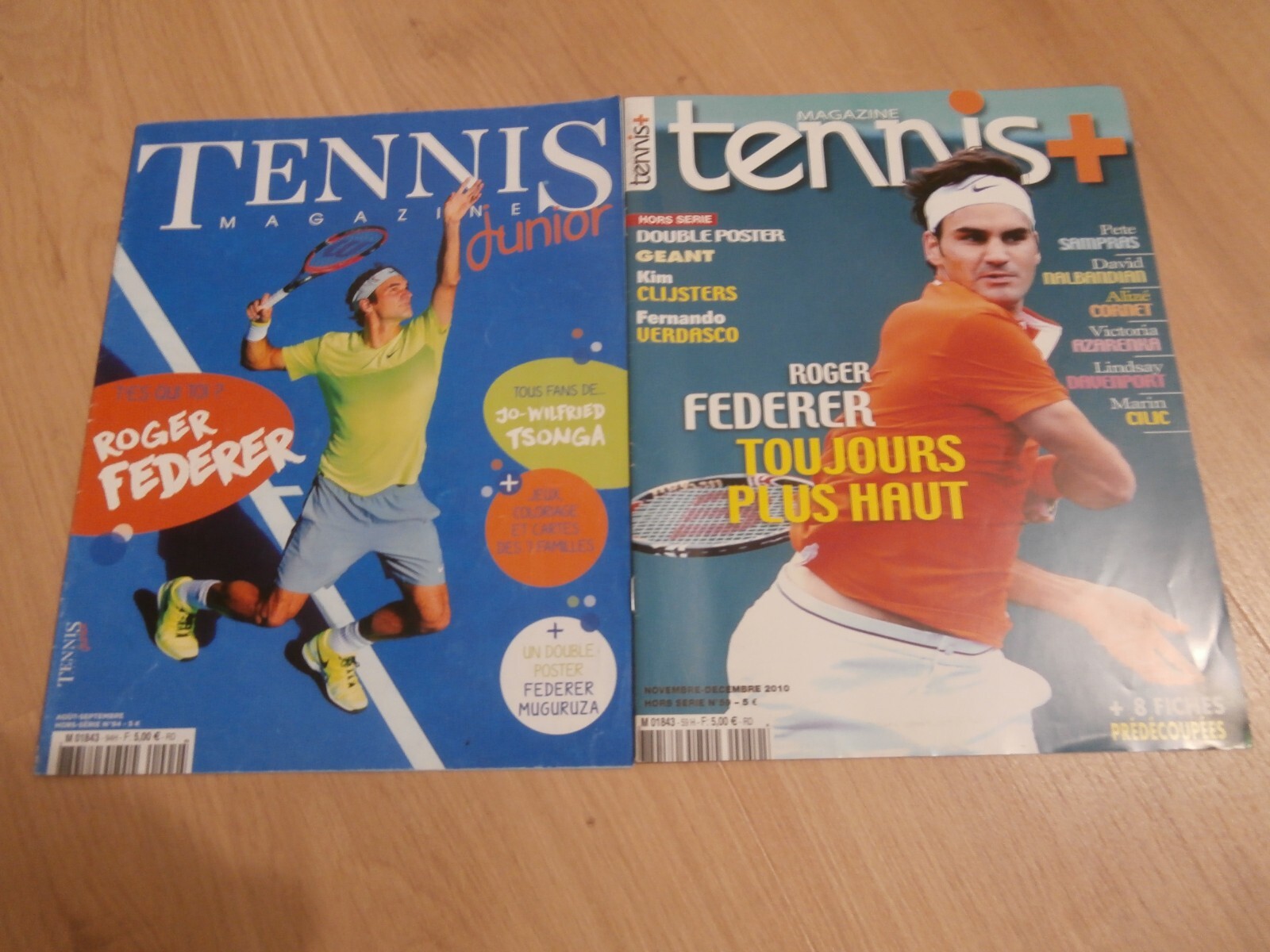 ROGER FEDERER, AMAZING SET OF 8 MAGAZINES TENNIS MAGAZINE, COLLECTOR ...