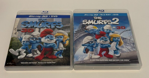 The Smurfs 1 & 2 3D (Blu-ray 3D/2D + DVD) Adventure, Animation, Comedy, Family | eBay