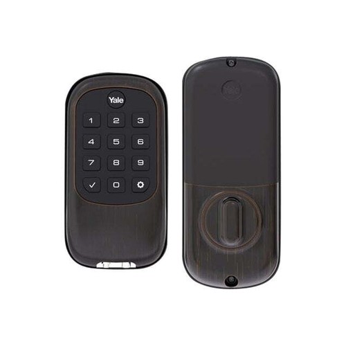 Yale B1L - Deadbolt - Combination - Keypad - Z-Wave - Oil-rubbed Bronze ...