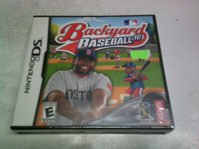 BACKYARD BASEBALL '10 NINTENDO DS GAME! NEW AND UNOPEN! HOME RUN! FLY ...