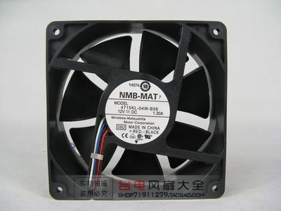 NMB 1238 For DELL Server fan 4715KL-04W-B56 DC12V 1.30A 120*120*38mm | eBay