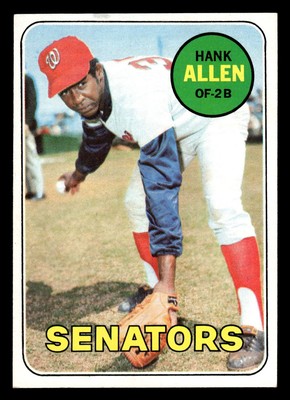 1969 Topps #623 Hank Allen Vintage Washington Senators Baseball Card | eBay