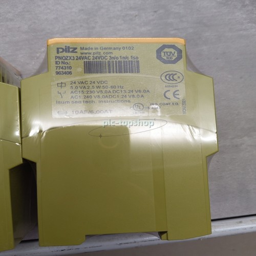 New PILZ 774310 PNOZ X3 24VAC/VDC 3n/o 1n/c 1so Fast Ship PLC | eBay
