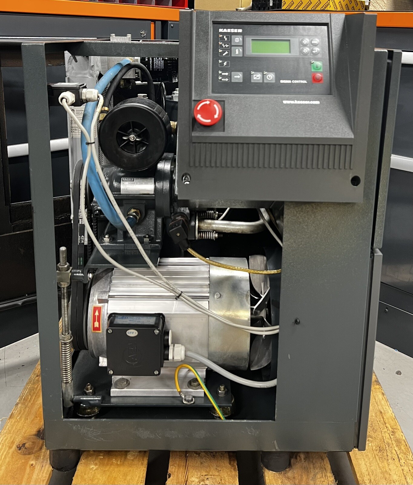 HPC / Kaeser SM8 Floor Mounted Rotary Screw Compressor 5.5Kw! 28.8Cfm ...
