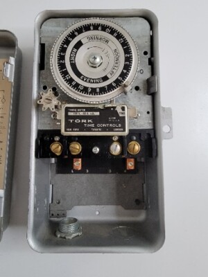 Tork Time Switch Model 7200 24-Hour Dial w/ Omitting Device Good Used ...