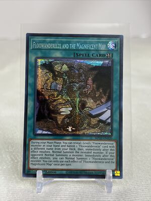 Yu-Gi-Oh! - Floowandereeze and the Magnificent Map Prismatic Rare MP22 ...