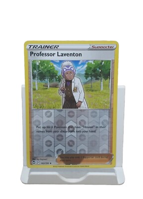 Professor Laventon 162/195 Reverse Holo Silver Tempest SWSH Pokémon TCG ...