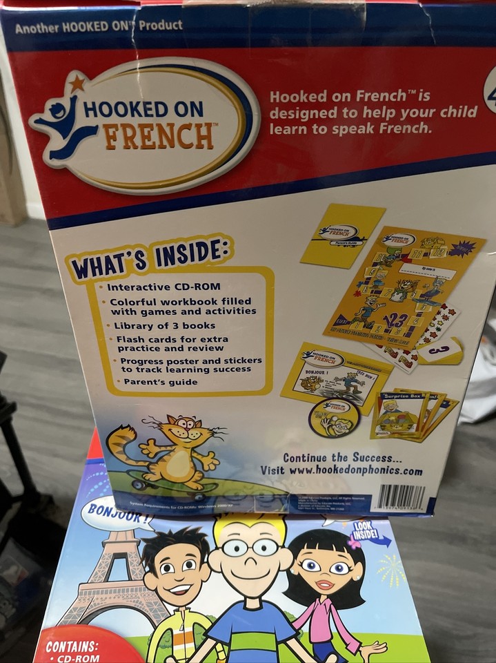 Hooked On Phonics - Hooked on French - Learn Numbers, Colors, Shapes, and More! | eBay