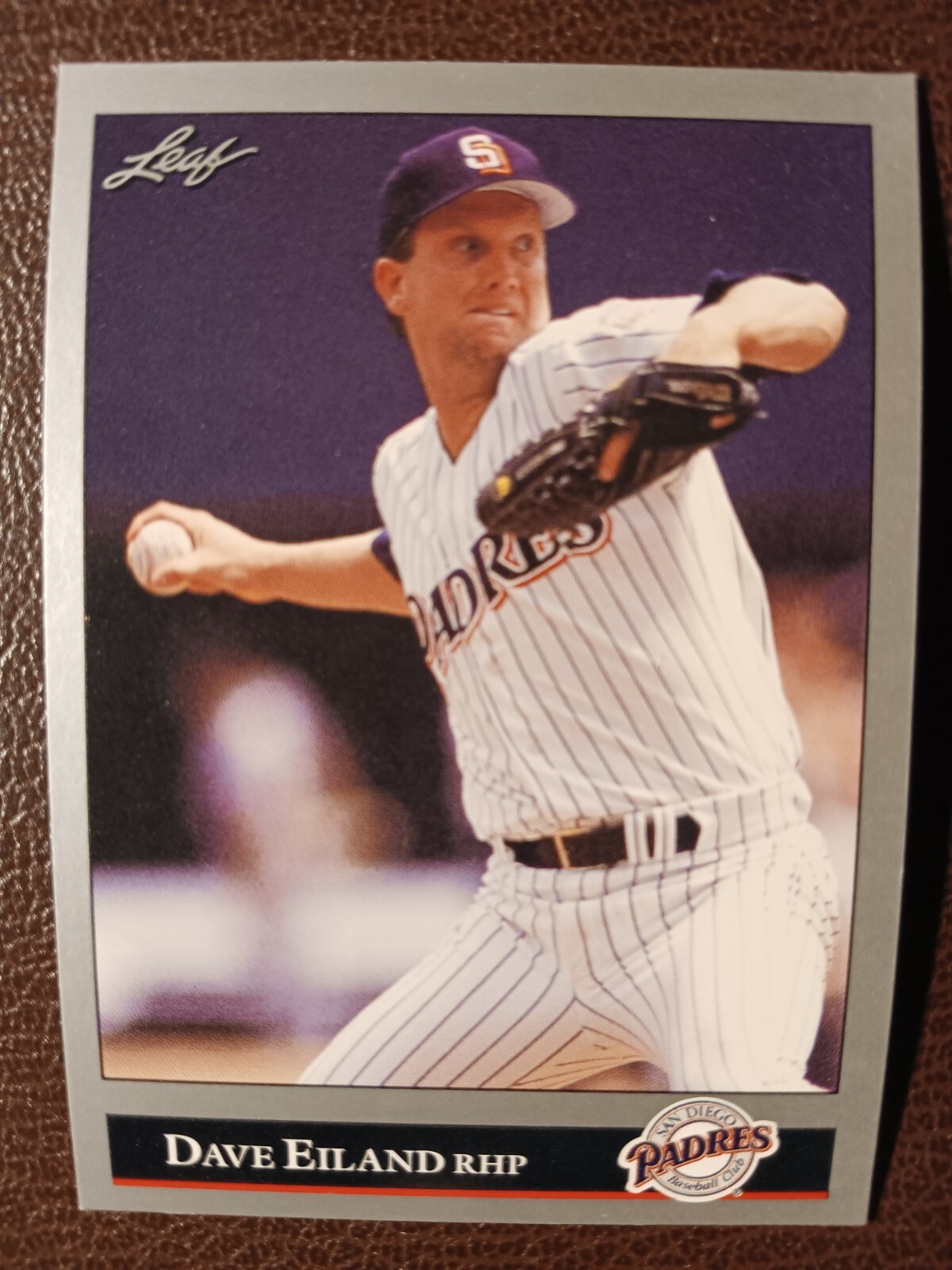 DAVE EILAND SAN DIEGO PADRES 1992 LEAF BASEBALL CARD #488 | eBay