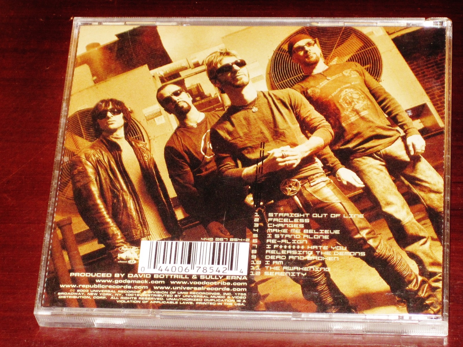 Godsmack: Faceless CD ECD PA 2003 Universal Records / Republic USA 440 ...