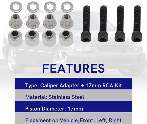 For 01-05 Lexus IS300 Brake Upgrade Kit LS400 Caliper Adapters Supra ...