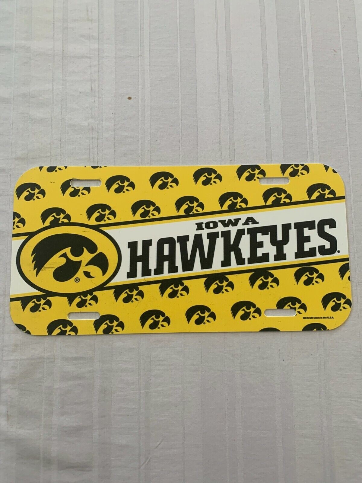 Iowa Hawkeyes NCAA Plastic License Plate Wincraft | eBay