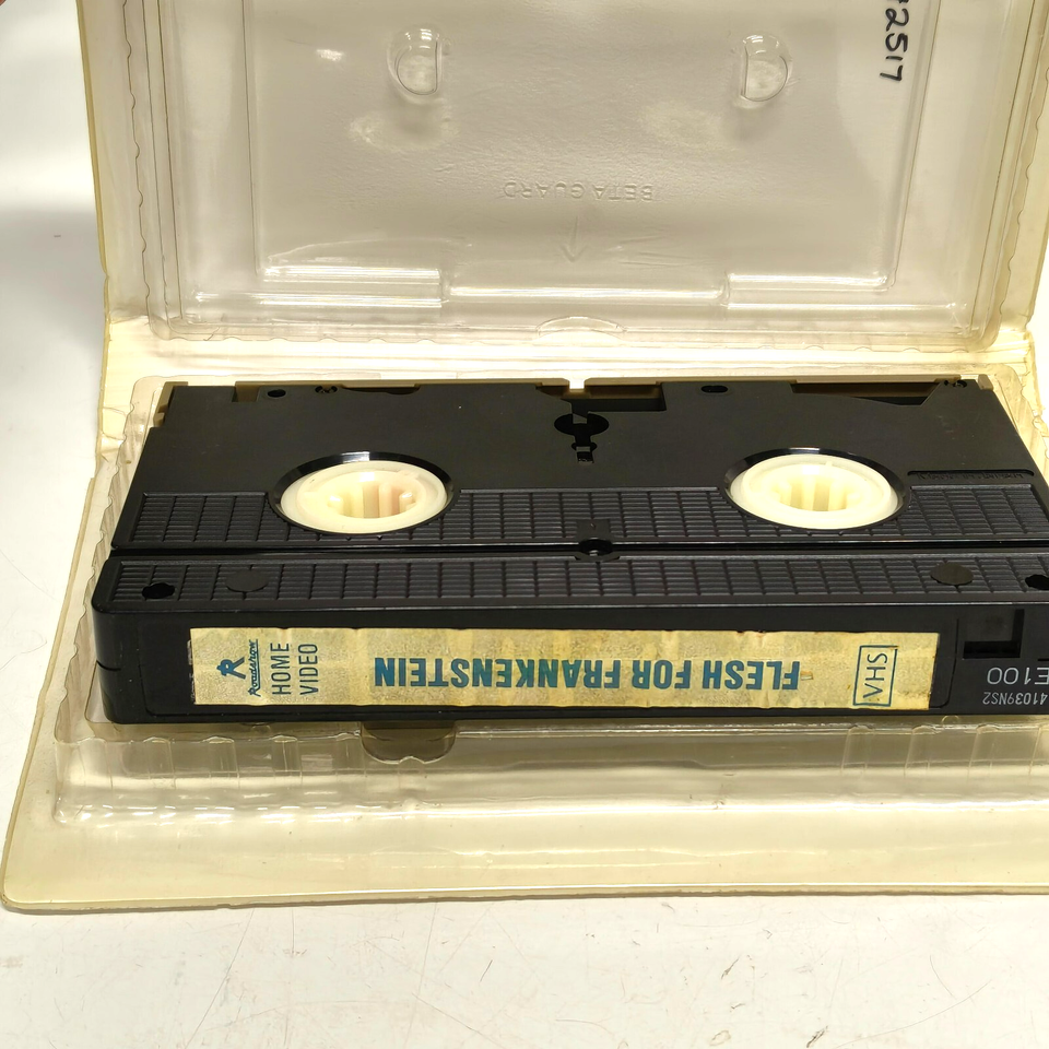 Flesh For Frankenstein - Roadshow - Big Box Clamshell - VHS Tape | eBay