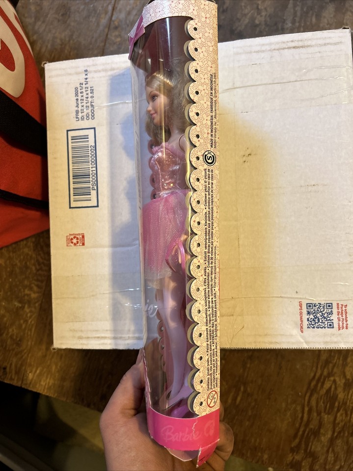 Ballerina Barbie Mattel 2007 Damaged Box Blonde Pink Dress | eBay