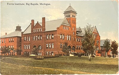 Vintage Postcard, Ferris Institute, Big Rapids, Michigan | eBay