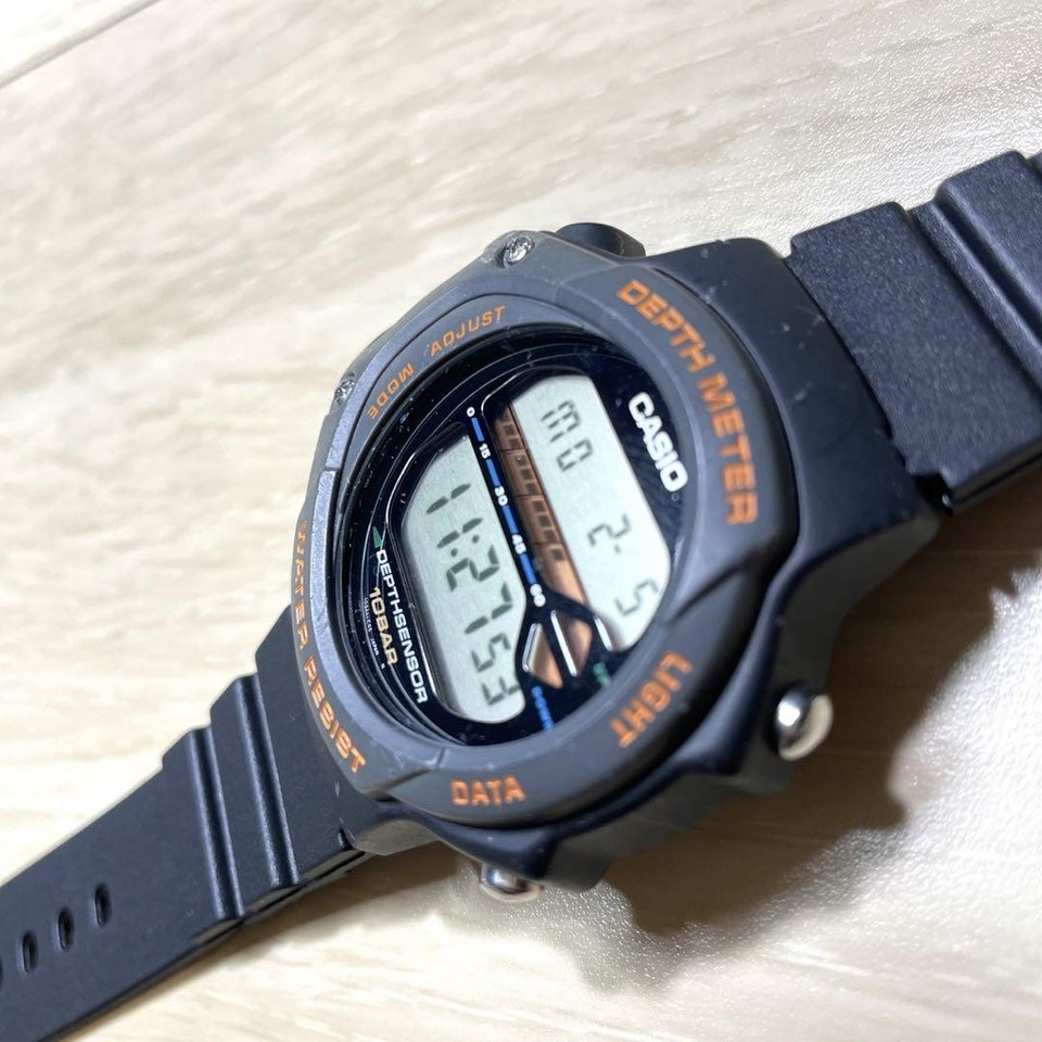 CASIO DEPTH METER WATCH | eBay