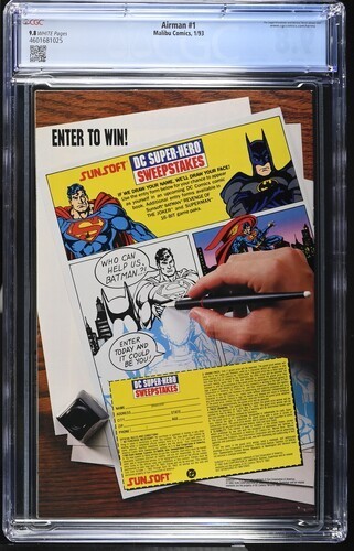 Airman #1 (Aircel Comics January 1993), CGC 9.8 Near Mint / MINT | eBay