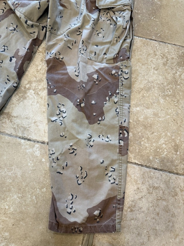 USGI 6 Color Desert Medium / Large Complete DBDU Set with Boonie Hat ...