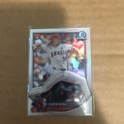 Caden Dana 2025 Bowman Chrome #94 Red Rookie RC Logo Refractor ...