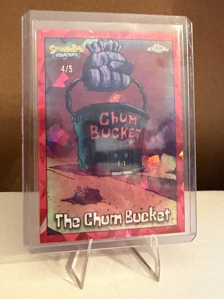 2025 Topps SpongeBob /5 Chum Bucket Red Parallel Card | eBay