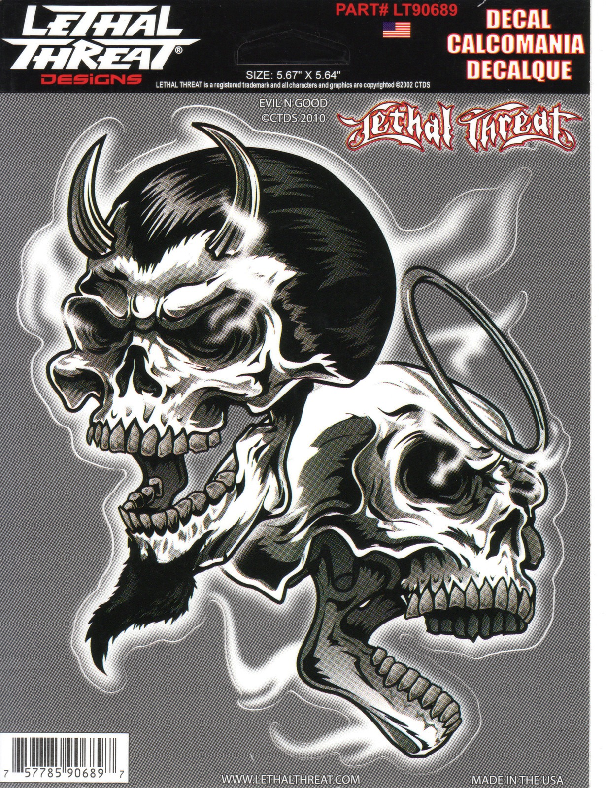 Sticker Set Model Evil N Good Size ca.17, 0 X 14,3 CM | eBay