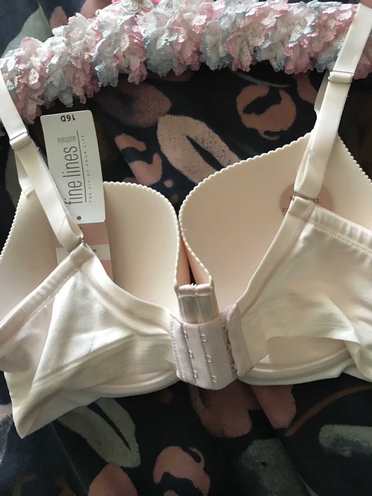 Fine Lines Bra Size 16D Colour Shell New With Tags | eBay